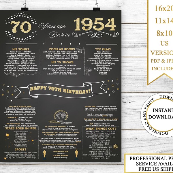Back in 1954 - Etsy
