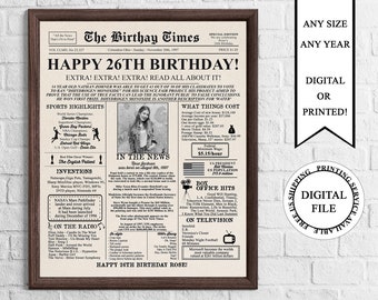 Back in 1941 PRINTABLE Newspaper Poster PRINTABLE 1941 - Etsy UK