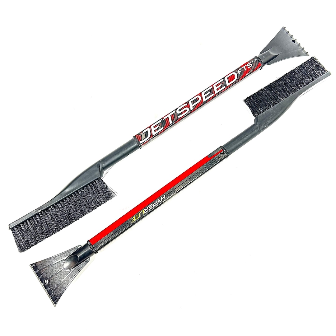 Premium Hockey Stick Snow Brush/ice Scraper - Etsy