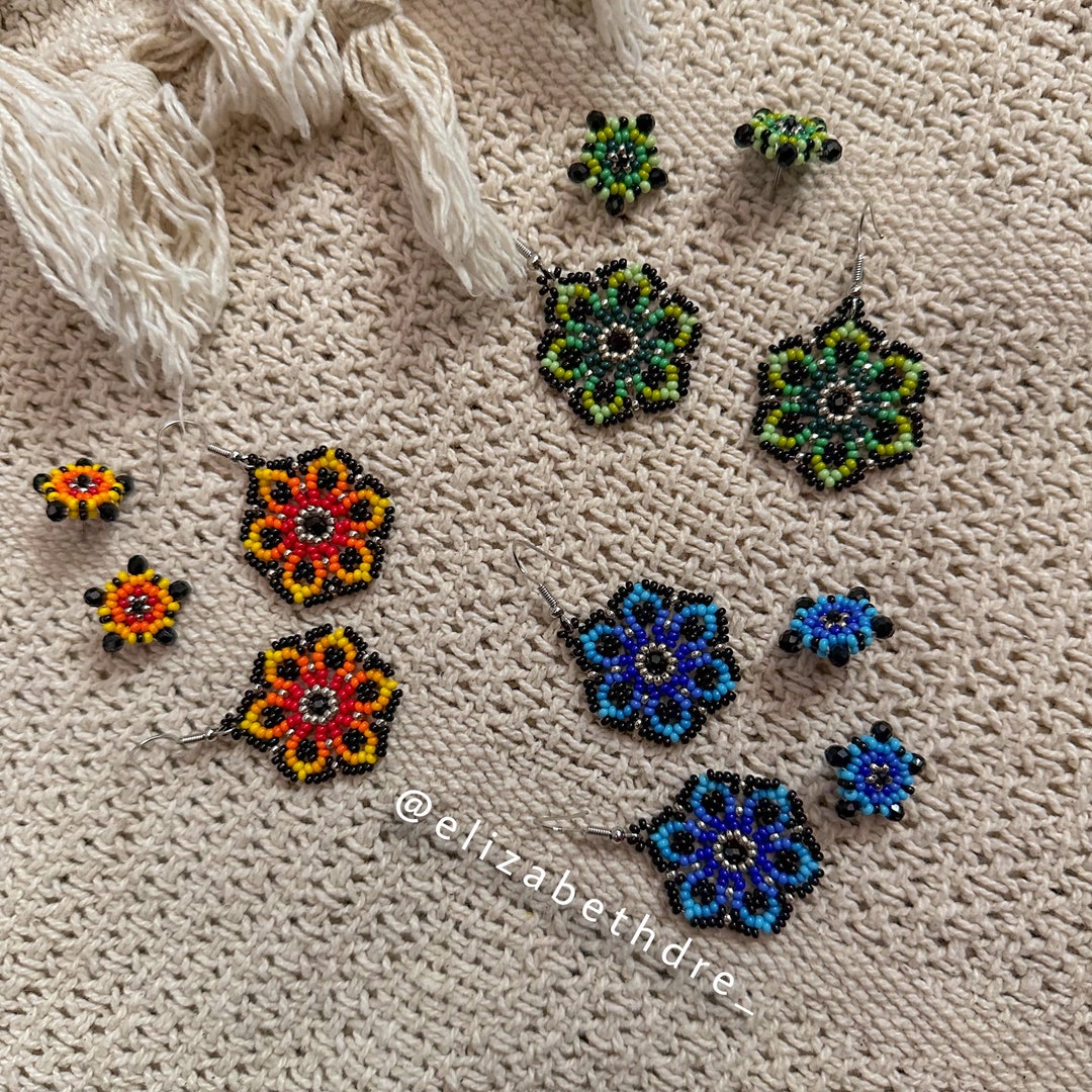 Handmade Beadwork / Beaded Flower Sets - Etsy