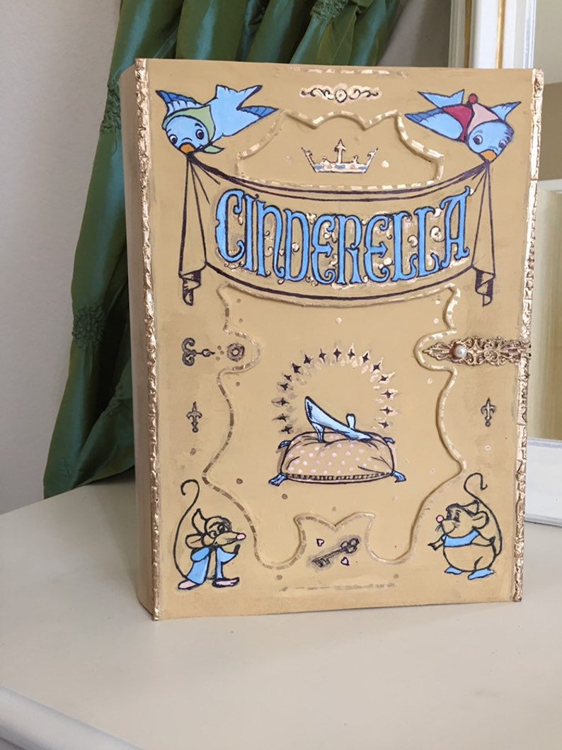 Cinderella Storybook Prop Book Box - Etsy