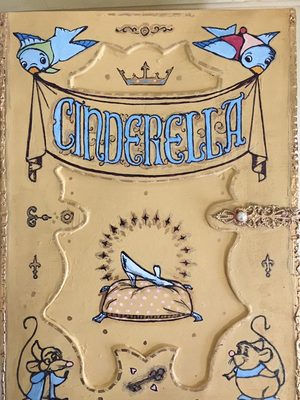 Cinderella Storybook Prop Book Box - Etsy