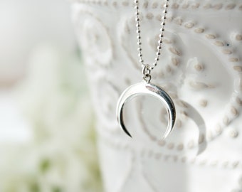 Crescent Moon Amulet - Etsy