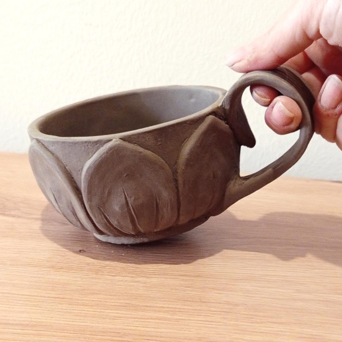 Flower Slab Mug Template PDF Pattern + Instructions, DIY Printable A4 ...