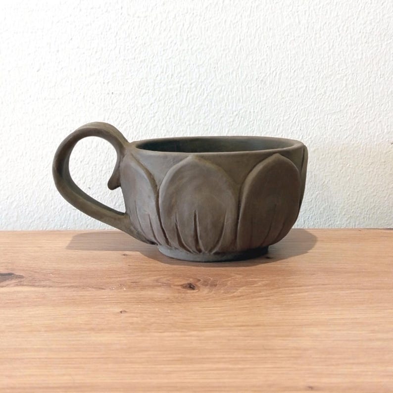 Flower Slab Mug Template PDF Pattern + Instructions, DIY Printable A4 ...