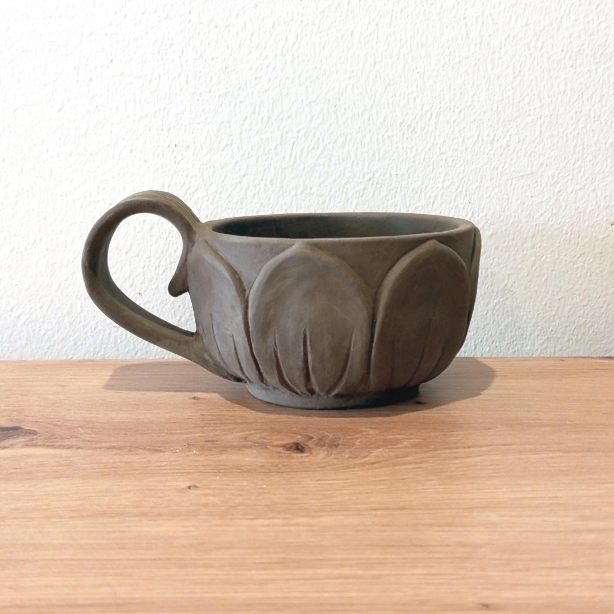 Flower Slab Mug Template PDF Pattern + Instructions, DIY Printable A4 ...