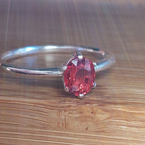 Red Sapphire Ring - Etsy