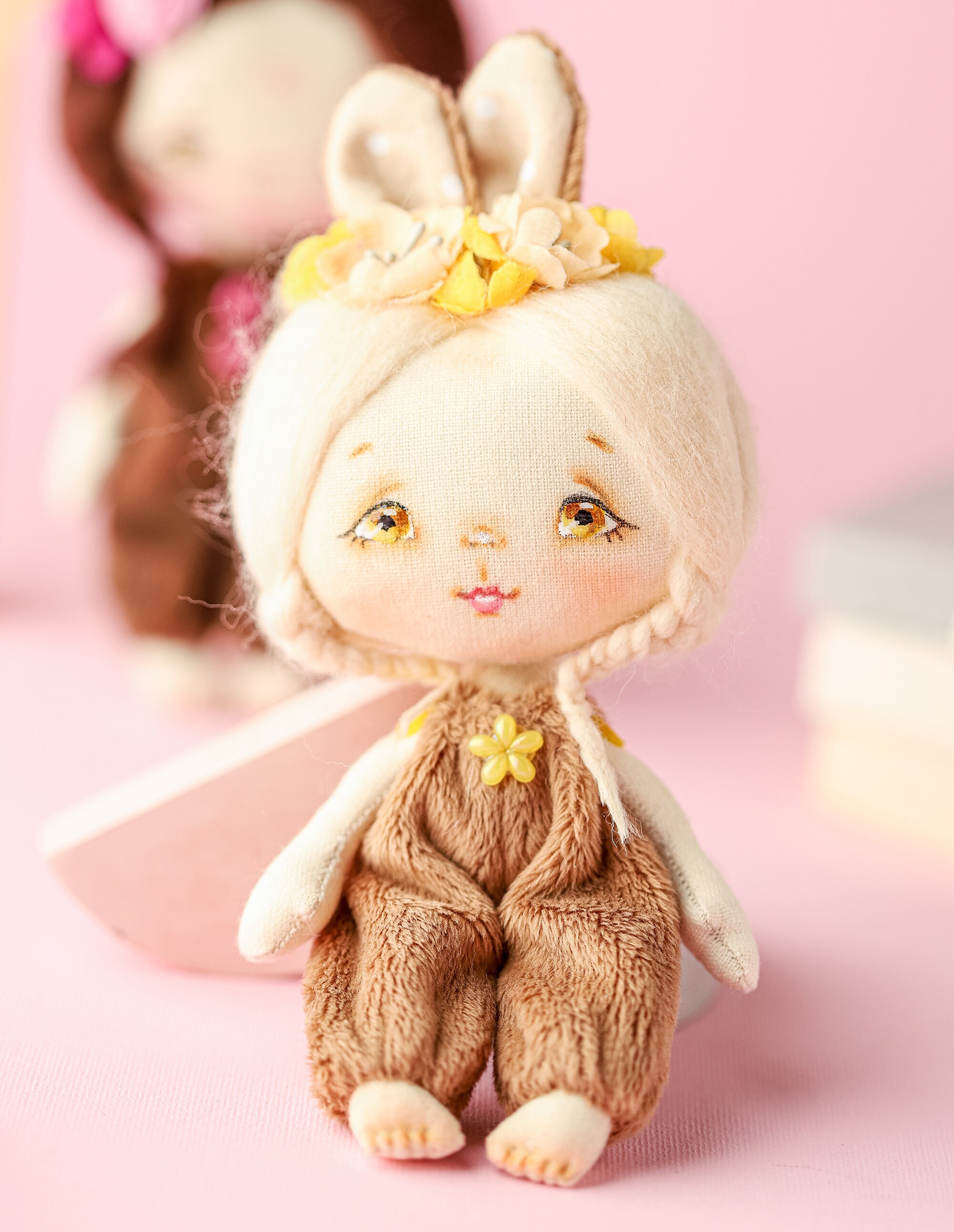 One Quality Textile Doll Extremely Cute, Handmade, OOAK - Etsy Canada