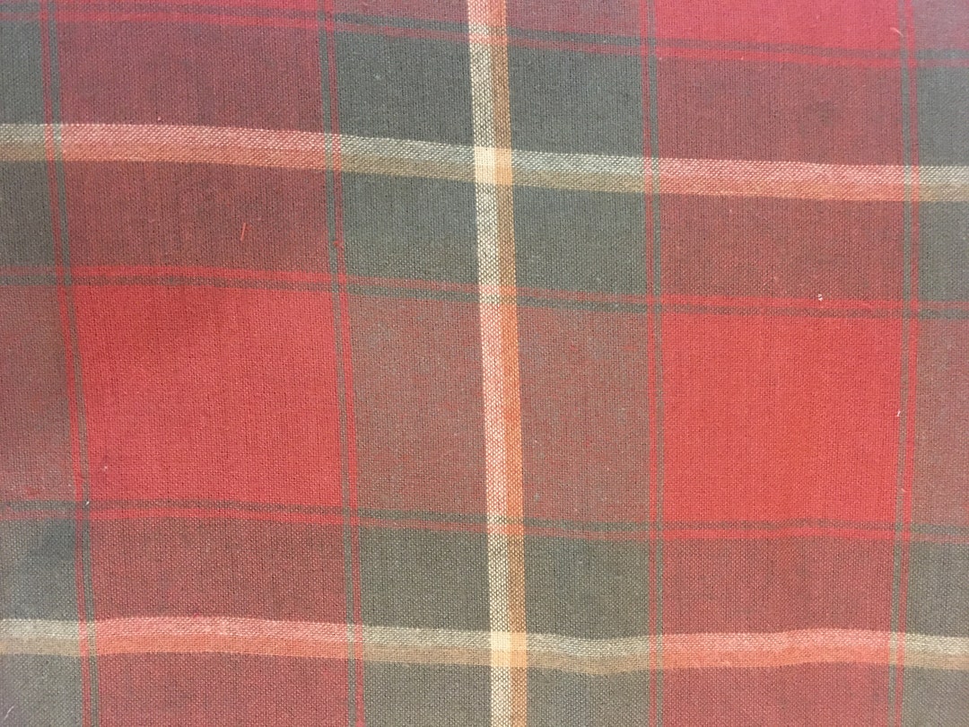 Beautiful Fall Colored Plaid Woven - Etsy