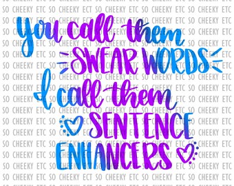 Sentence Enhancers Svg - Etsy