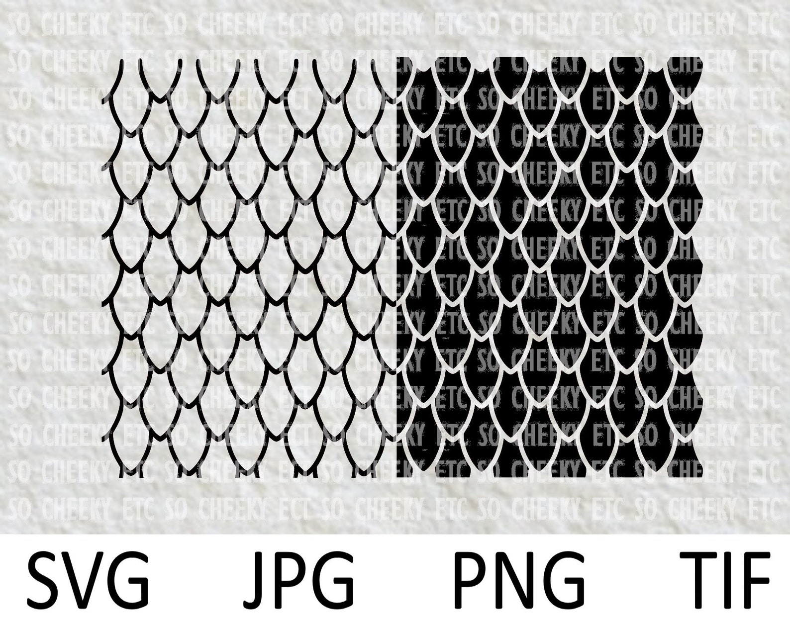 Dragon Scales SVG Cut File Fish Scale - Etsy