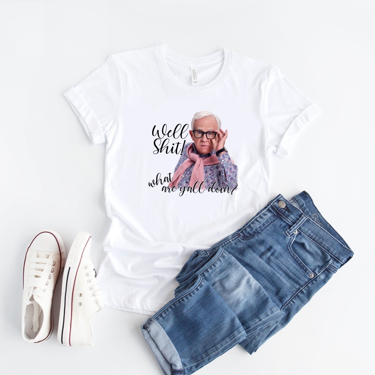 Well Shit Leslie Jordan PNG | Etsy