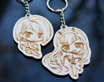 Zero Two Keychain - Etsy