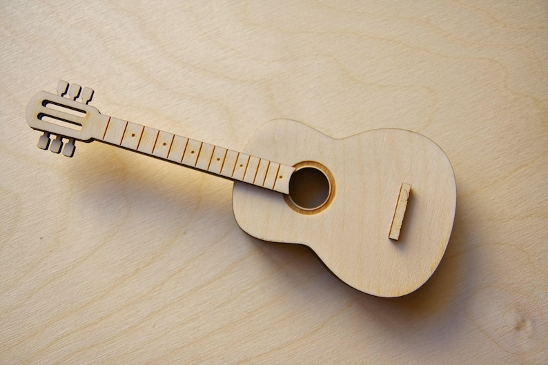 Miniature Acoustic Guitar With Strings Mini Classic Country - Etsy