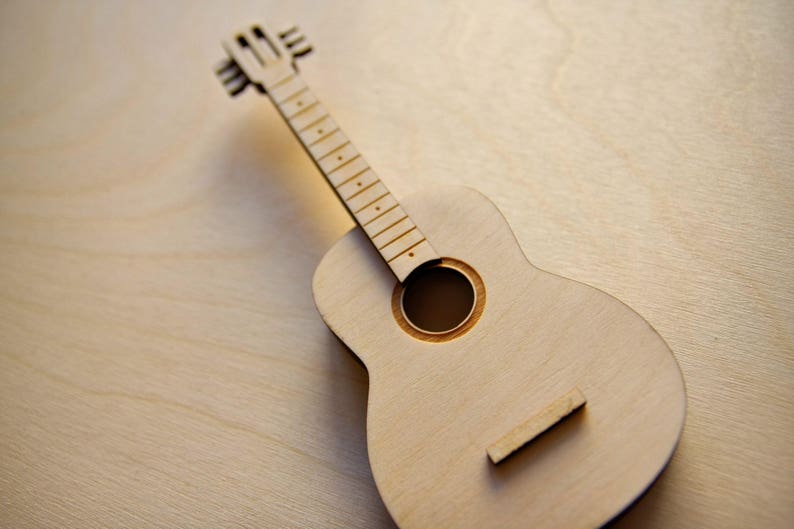 Miniature Acoustic Guitar With Strings Mini Classic Country - Etsy