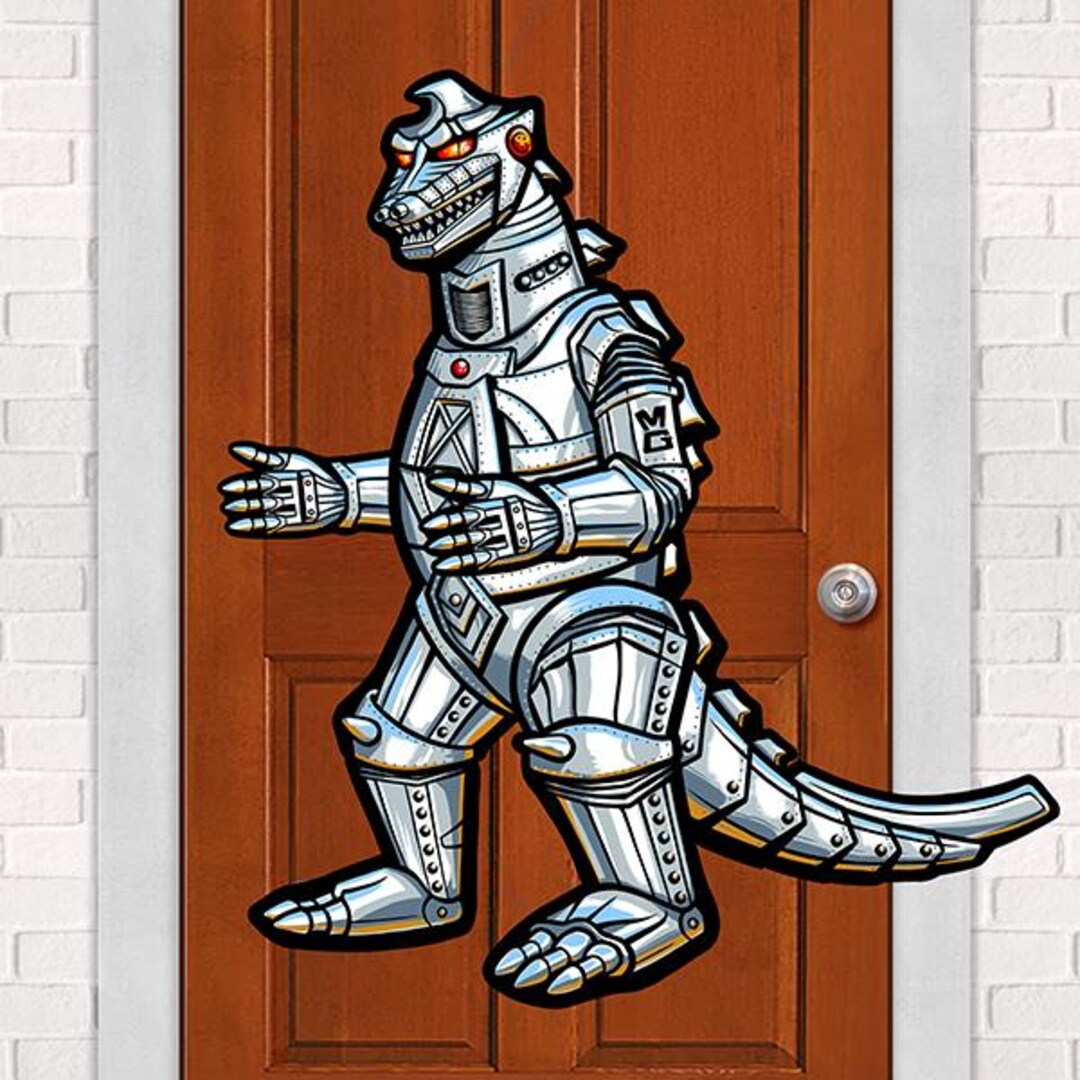 Mecha Godzilla – 3 Foot Tall Fully Posable – Jointed Cutout Decoration ...