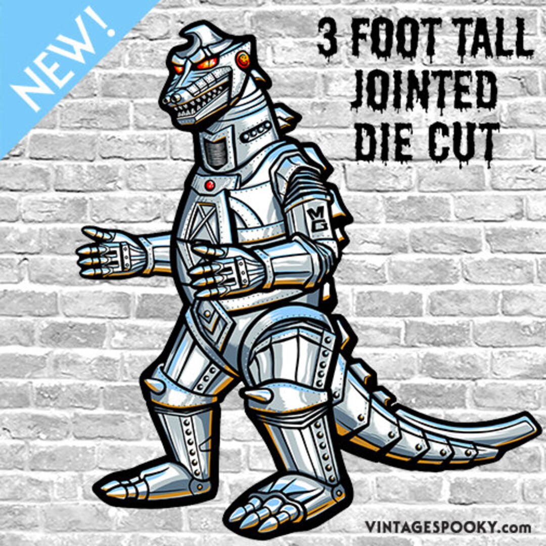 Mecha Lizard Breath Jointed Die Cut Decoration - Etsy
