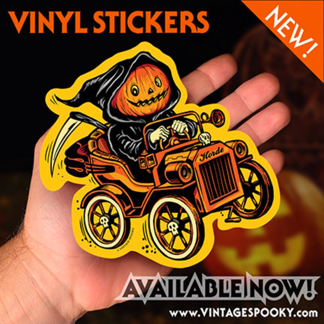 Reaper Racer Weather Proof Vinyl Sticker - Etsy