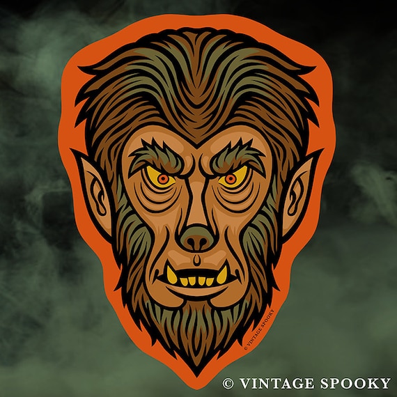 Werewolf Halloween Die Cut Decoration - Etsy