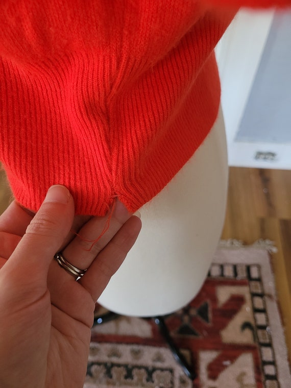 1950s/60s Joyce Lane Bright Red Cropped Sweater - Gem