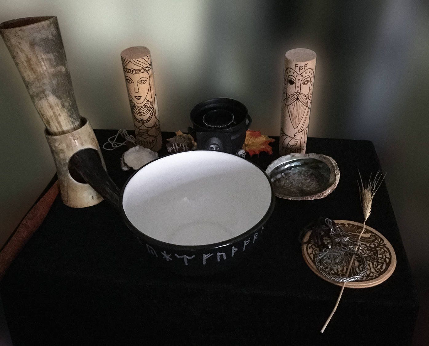 Wōden / Óðinn Mini God Post Ídolo - Etsy España