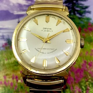 Vintage Man’s ORVIN 17 Jewels Manual Winding Run’s Excellent SERVICED ...