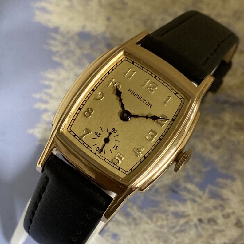Vintage 1937 Man's Hamilton SCOTT Stunning Dial Hand Wind - Etsy