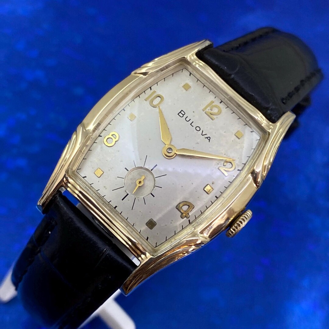 Vintage 1958 Man’s BULOVA Minute Man Stunning Fancy Case Fully Serviced ...