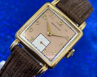 1950 Vintage HAMILTON FORBES, Stunning Silver Dial, Serviced & Warranty ...