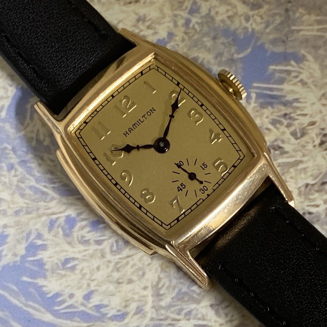 Vintage 1937 Man's Hamilton SCOTT Stunning Dial Hand Wind - Etsy