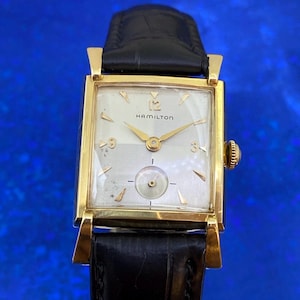 Exquisite Vintage 1955 Man’s HAMILTON TRENT Two Tone Dial Serviced ...