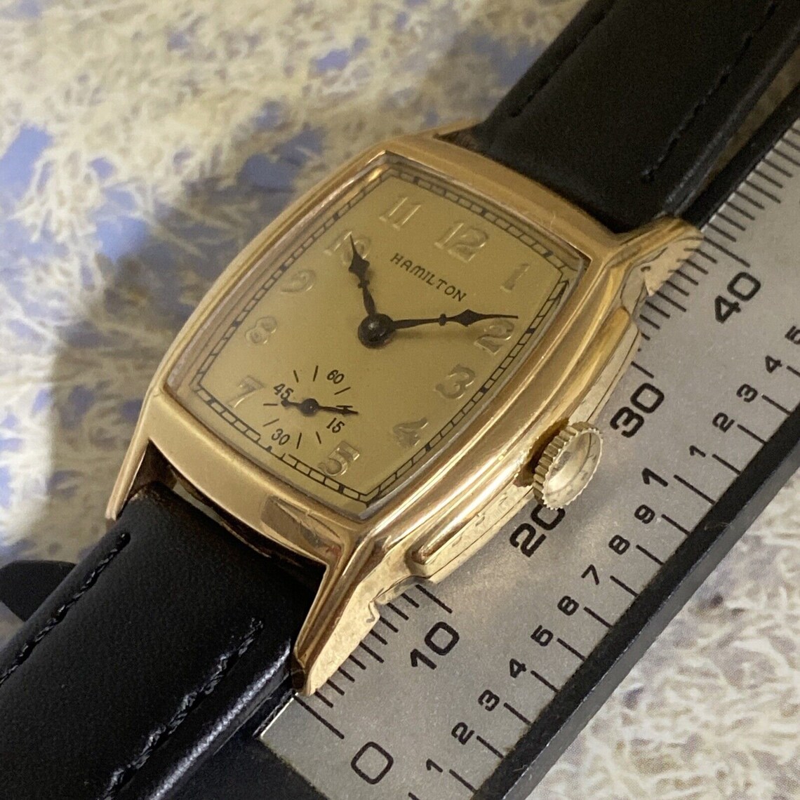 Vintage 1937 Man's Hamilton SCOTT Stunning Dial Hand Wind - Etsy