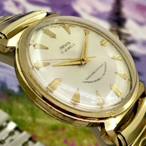 Vintage Man’s ORVIN 17 Jewels Manual Winding Run’s Excellent SERVICED ...