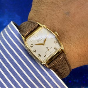 Vintage 1959 Man’s BULOVA L9 RUXTON Stunning Silver Dial Fully Serviced ...