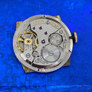 Vintage 1959 Mans BULOVA L9 RUXTON Stunning Silver Dial Fully Serviced ...