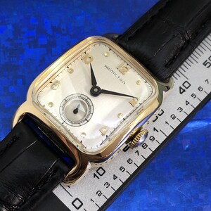 Exquisite Vintage 1949 Mans HAMILTON CARLTON Stunning Dial Serviced ...
