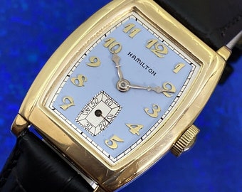 1942 Vintage HAMILTON PERRY, Stunning Silver Dial, Serviced With ...