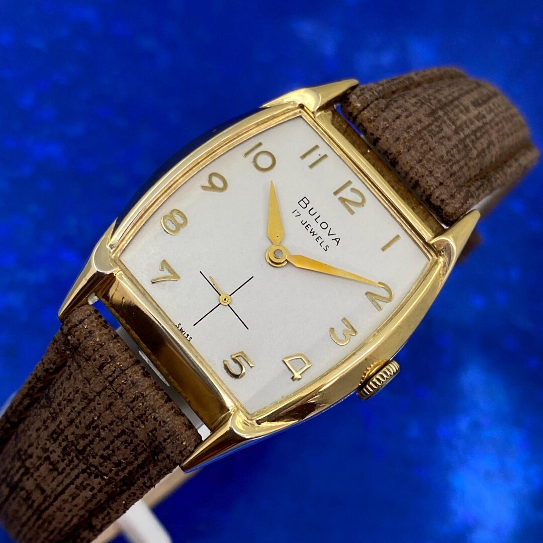 Vintage 1959 Man’s BULOVA L9 RUXTON Stunning Silver Dial Fully Serviced ...