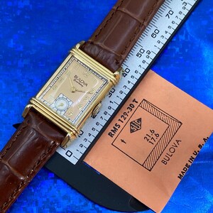 Vintage 1951 Mans BULOVA Excellency 21J Stunning Salmon Dial Serviced ...