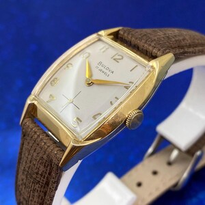Vintage 1959 Man’s BULOVA L9 RUXTON Stunning Silver Dial Fully Serviced ...