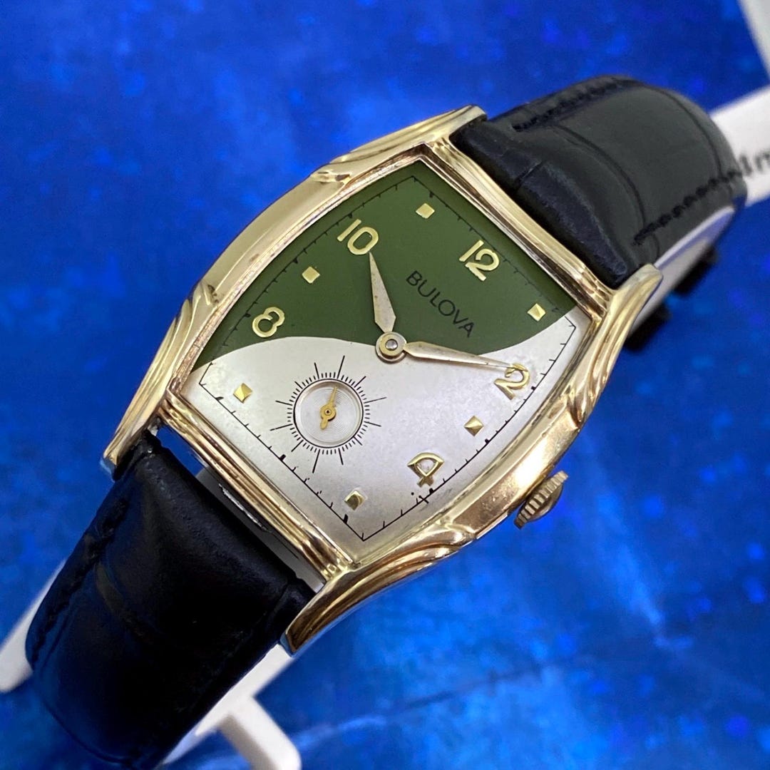 Vintage 1957 Man’s BULOVA Minute Man Stunning Fancy Case Serviced ...