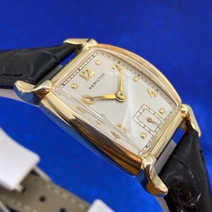 Exquisite Vintage 1949 Mans HAMILTON GROVER Stunning Dial Serviced ...