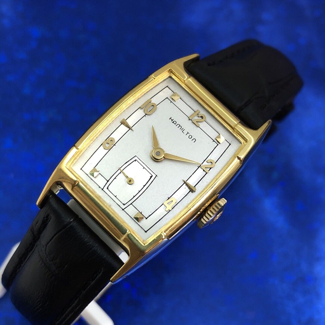 Exquisite Vintage 1949 Mans HAMILTON STUART Stunning Dial Serviced ...