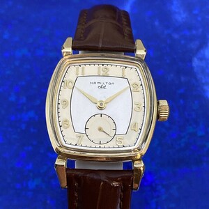 Vintage 1949 Mans HAMILTON BELDON Stunning Two Tone Dial Serviced ...