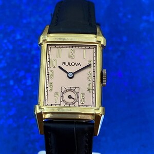 Vintage 1947 Mans BULOVA 21 Jewels Stunning Salmon Dial Fully Serviced ...