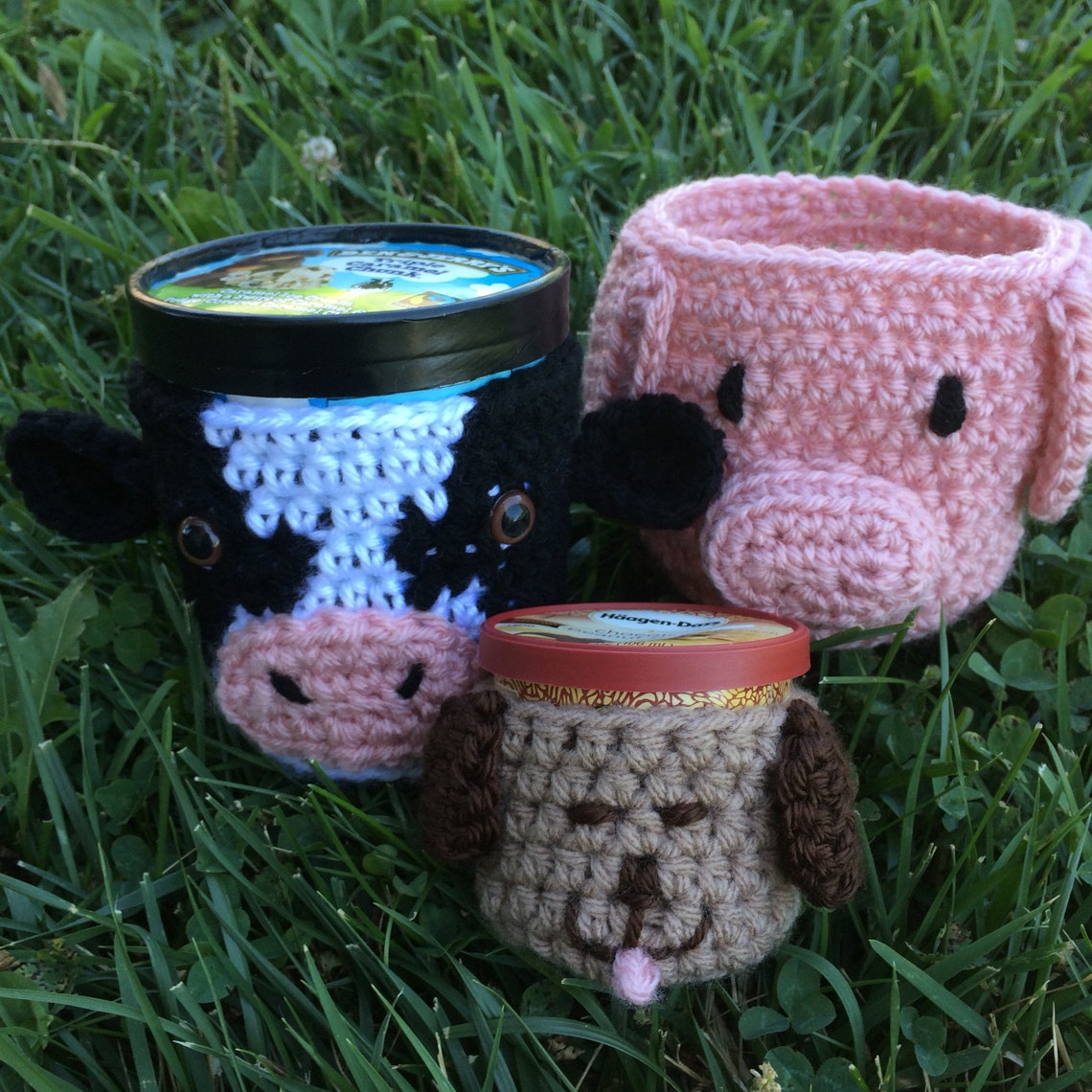 Dairy Cow Pint Ice Cream Cozy - Etsy