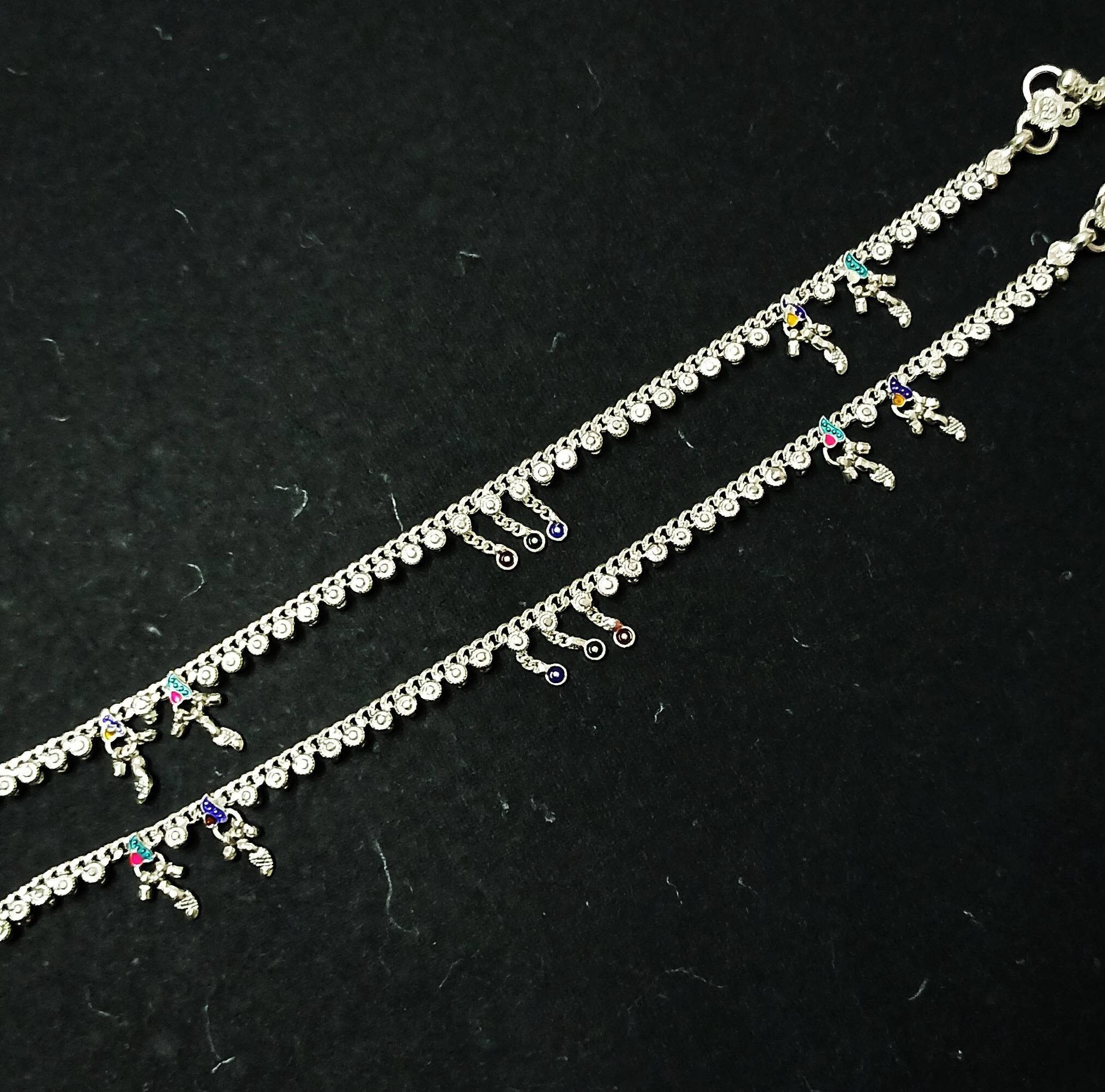 Handmade Desi indian Anklets/ Feet Bracelet Ankle Chain | Etsy
