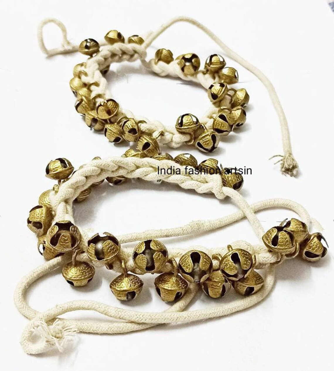 Musical Anklets/dancing Brass Ghungroo Anklets/dancing Ankle - Etsy