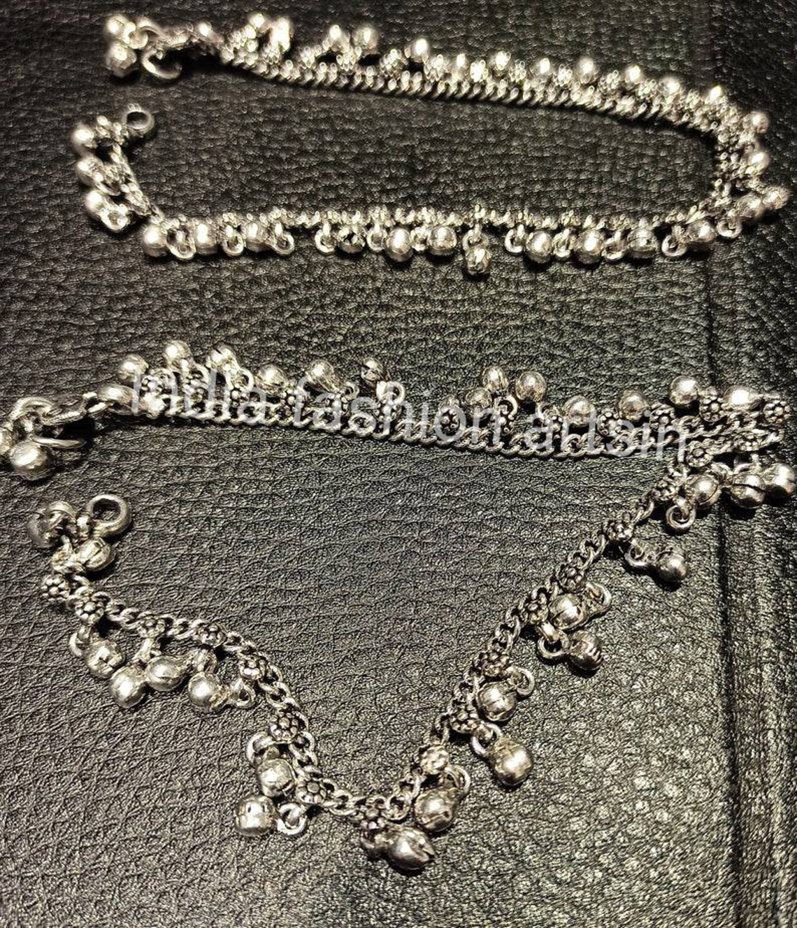 Trendy Indian Oxidized Anklets Feet Bracelet Ankle Chain - Etsy