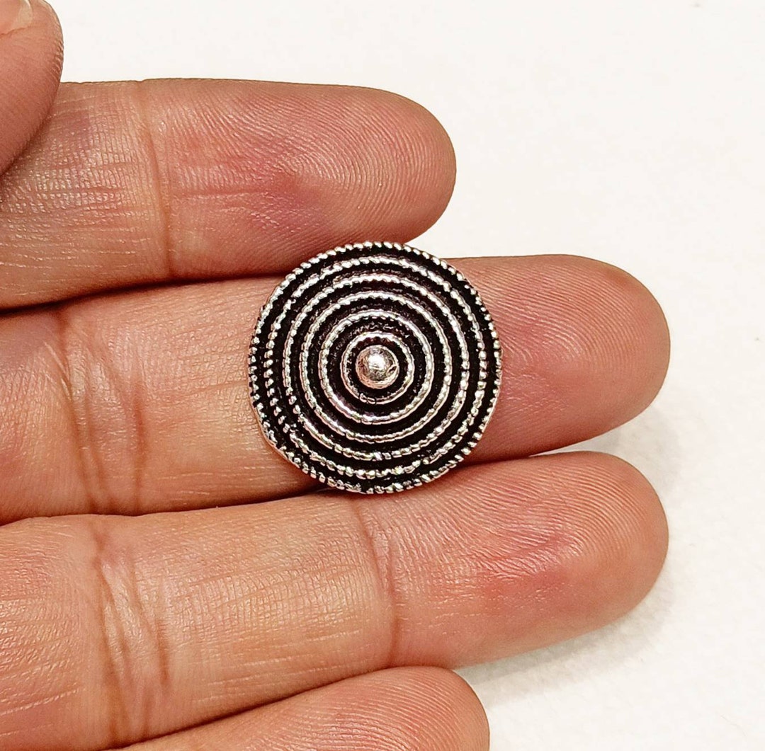 Traditional Ring,brass Silver Plated Oxidized Ring, Handmade Brass Ring ...